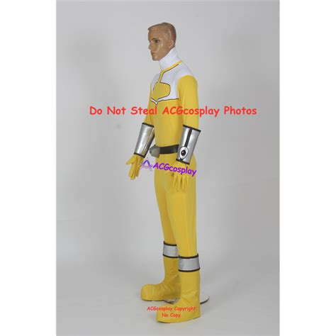 Power Rangers Time Force Yellow Time Force Ranger Cosplay Costume