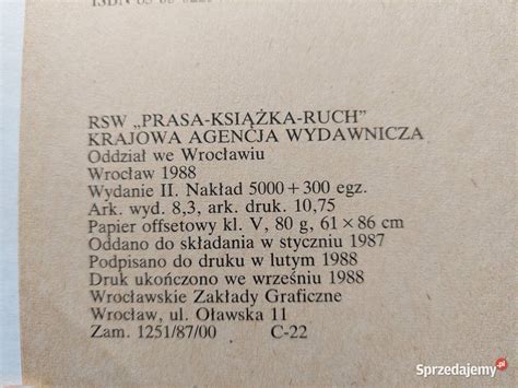 Lęk Stanisław Srokowski Kraków Sprzedajemypl