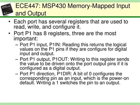 Lecture 3 Ti Msp430 Introduction Ppt Download
