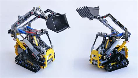 Lego Moc Compact Tracked Loader By Nico71 Rebrickable Build With Lego