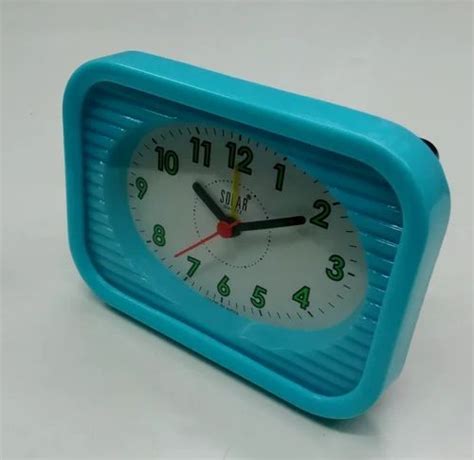 Solar Quartz Analog Rectangular Plastic Alarm Table Clock For Home At Rs In Morbi