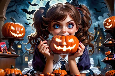 Little Emily Loves Halloween By Goddessarts On Deviantart