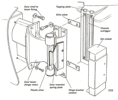 Door Hinge Assembly Diagram