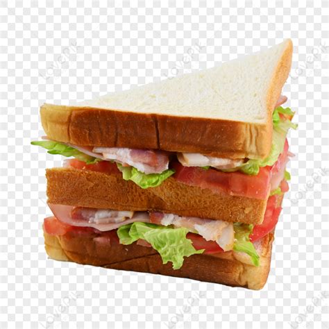 더블 레이어 베이컨 샌드위치더블 데크간식아침밥 Png 일러스트 무료 다운로드 Lovepik