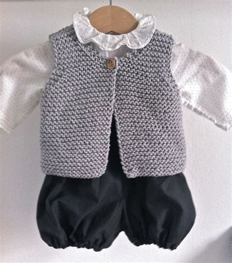 DIY LE PETIT GILET DE BERGER EN TRICOT Modele Tricot Gratuit
