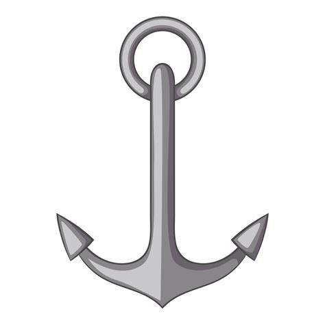 Anchor Icon Cartoon Style 14935312 Vector Art At Vecteezy