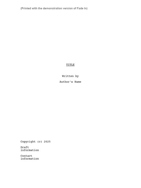 Script For Break The Cycle Pdf