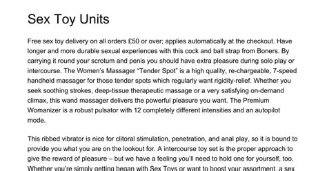H1sex Toy Unitsh1igglk Pdf Pdf Docdroid