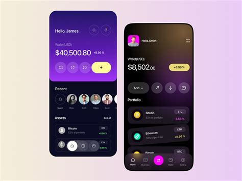 Futuristic Digital Payment Mobile Application Ui Design By Roohi Koohi