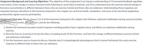 Solved Assignment Background And Learning Objectives The Chegg