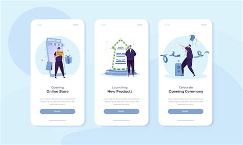 Premium Vector Opening Online Shop And Promotion Offer Illustration