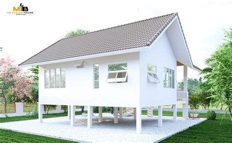 บ้านสไตล์มินิมอล ยกพื้นใต้ถุนโล่ง 2 ห้องนอน 1 ห้องน้ำ งบเริ่มต้น 8 5 แสน