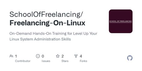Github Schooloffreelancingfreelancing On Linux On Demand Hands On Training For Level Up Your
