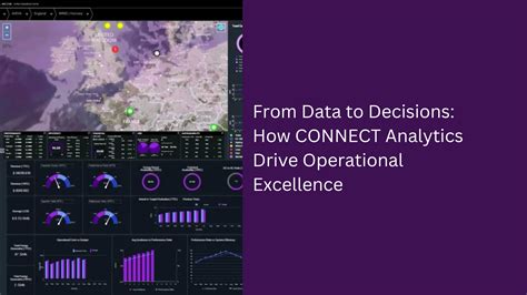 From Data To Decisions How Connect Analytics Drive Operational Excellence