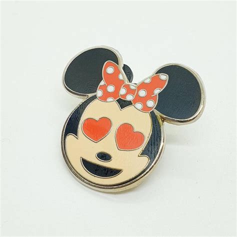 2017 Minnie Mouse Emoji Disney Pin Disney Lapel Pin Vintage Radar