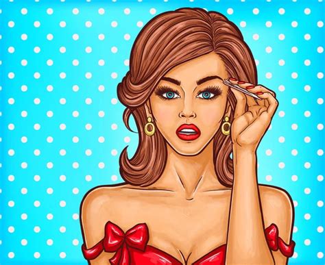 Pop Art Pin Up Young Sexy Girl Sucks Lollipop — Stock Vector