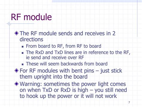 PPT Lab Serial RF Communication PowerPoint Presentation Free Download ID