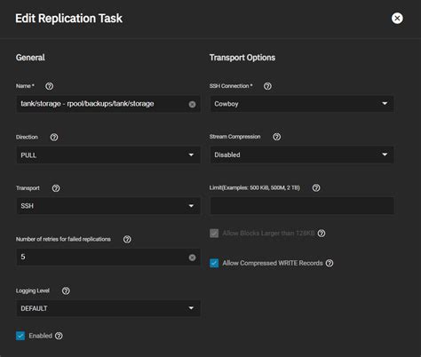 Replication Tasks Issue Truenas Community