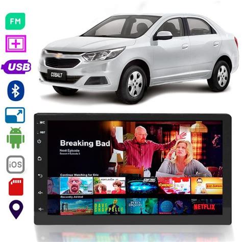 Central Multimídia Chevrolet Cobalt 2011 A 2020 7 Polegadas Android E Ios Aplicativos Bluetooth