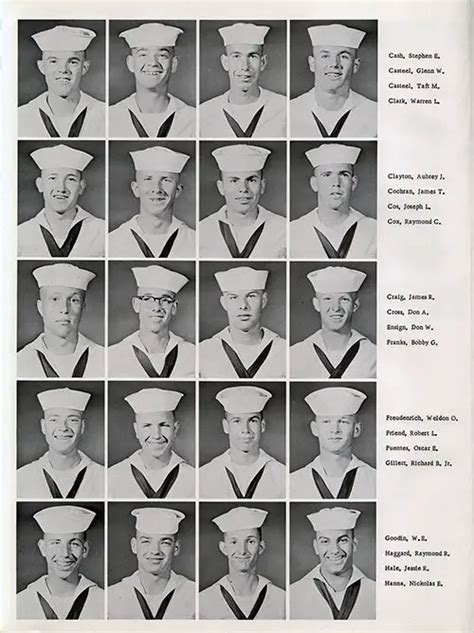 Navy Boot Camp Book 1959 Company 619 The Anchor