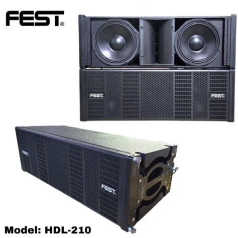 jual speaker line array fest hdl 210 original 2x10 inch array fest hdl
