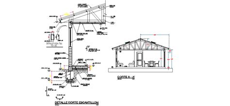 Section Plan Detailing Dwg File
