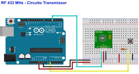 Comunicação Sem Fio Com O Módulo Rf 433 Mhz Arduino E Cia