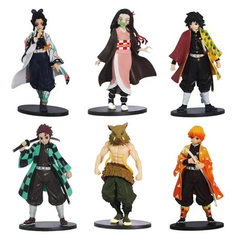 Kamado Tanjirou Nezuko Demon Slayer Anime Pvc Action Figures Collection