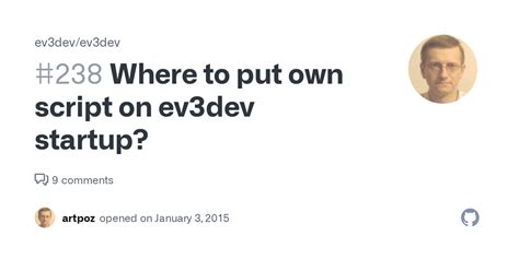 where to put own script on ev3dev startup · issue 238 · ev3dev ev3dev