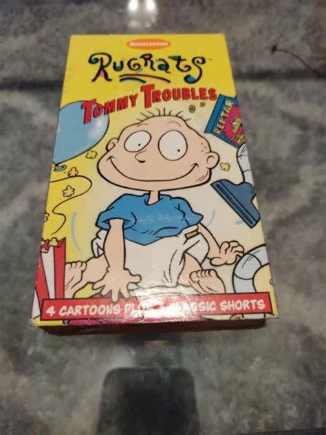BANDE VIDÉO VHS Nickelodeon Ragrats Tommy Troubles Nick Jr Ragrats