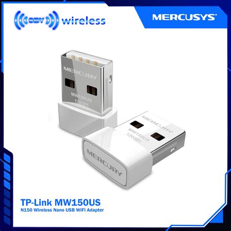 Jual Mercusys MW150US N150 Wireless Mini Nano USB WiFi Adapter Powered