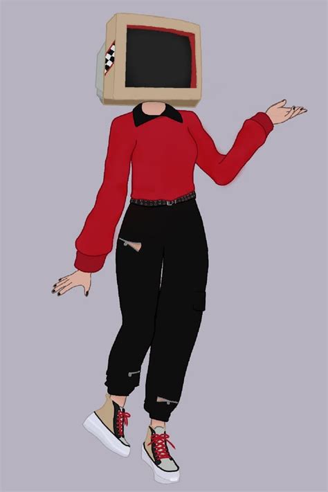 I Made An Object Head Oc On Picrew Her Names Luna 🌙 Link Will Be In Comments Objectheads