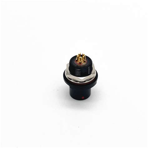 Hermetic Fischer Cable Connector Female With Solder Termination Type