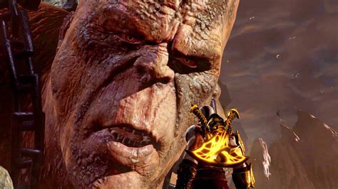 God Of War 3 Remastered Cronos Boss Fight Ps4 1080p 60fps Youtube