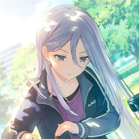 Yoisaki Kanade Pfp Pjsk🌀 In 2024 Anime Photo Profile Dark Blue Anime
