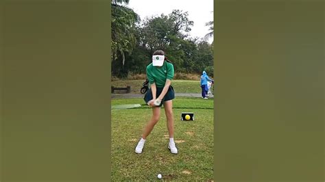 Wow~ 시원하게 던져버리는 아이언 스윙👍👍 쌍둥이 자매 골퍼 Klpga 김가현 프로🤍 Instagram Twingolf