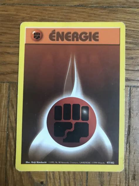 CARTE POKÉMON Wizard Set de base Energie Combat EUR PicClick FR