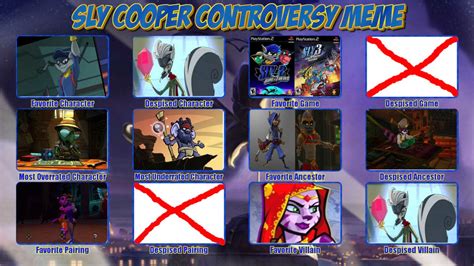 Sly Cooper Controversy Meme By Majesticprincepowers On Deviantart
