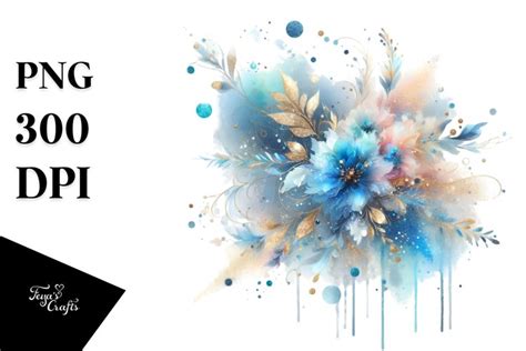 Colorful Blueis Gliterry Background