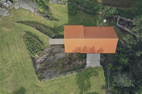 Det Enslige Tilbygget På Den Lille øya Moll Arkitektur