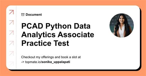 Sonika Uppalapati On Linkedin Pcad Python Data Analytics Associate Practice Test With Sonika