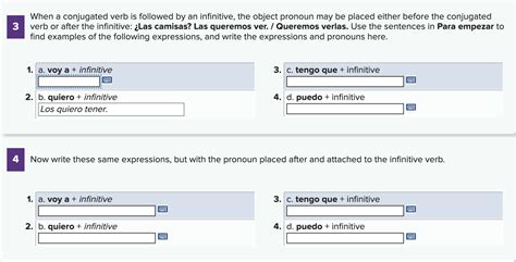 When A Conjugated Verb Is Followed By An Infinitive