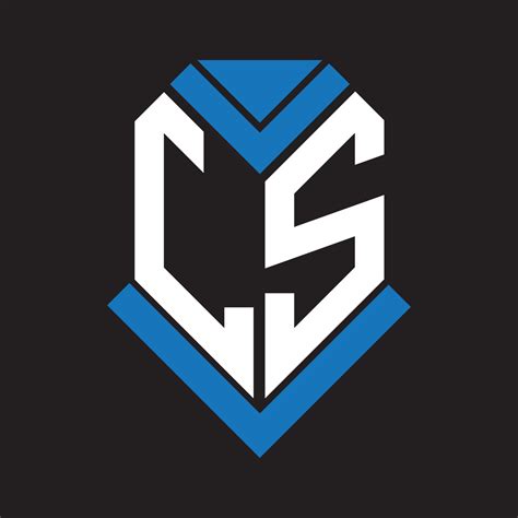 diseño de logotipo de letra ls sobre fondo negro Ls iniciales