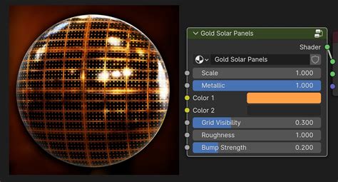 Ryan King Procedural Gold Solar Panels Material Blender Tutorial