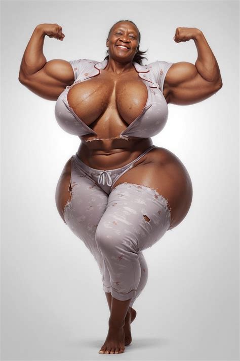 Rule 34 Ai Generated Big Biceps Big Breasts Cleavage Dark Skinned