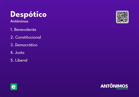 Despótico Significado E Sinônimo Escreva Ai