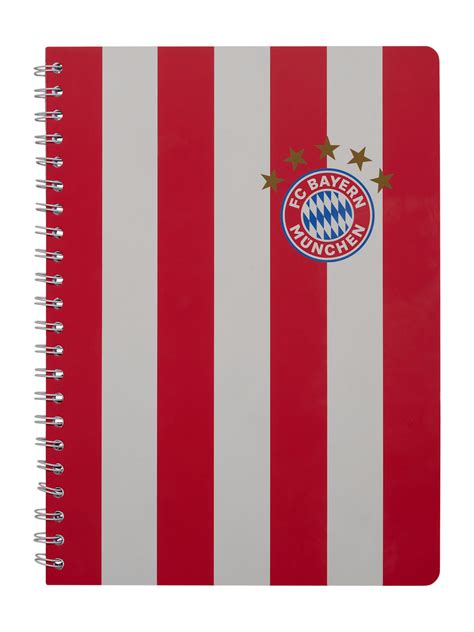 Ring Binder A4 Striped Official Fc Bayern Munich Store