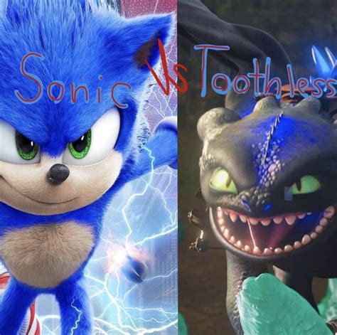 Sonic Vs Toothless By Judyisnpiration On Deviantart