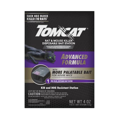 Tomcat Rat And Mouse Killer Disposable Bait Station Kills Up To 10 Rats