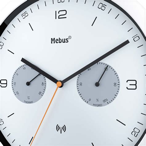 52826 Funkwanduhr Mit Thermo Und Hygrometer Albert Mebus GmbH Co KG